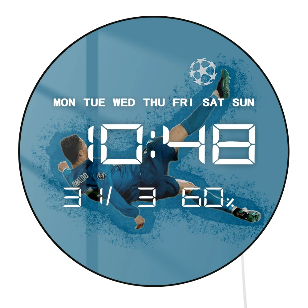 Portugal Foot Ronaldo: Celebrating the Legend with a Unique Wall Clock ...