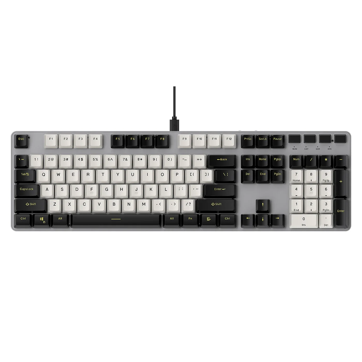Custom-Aluminium-108-Keys-Backlit-Mechanical-Keyboard-Teclado-Gamer ...