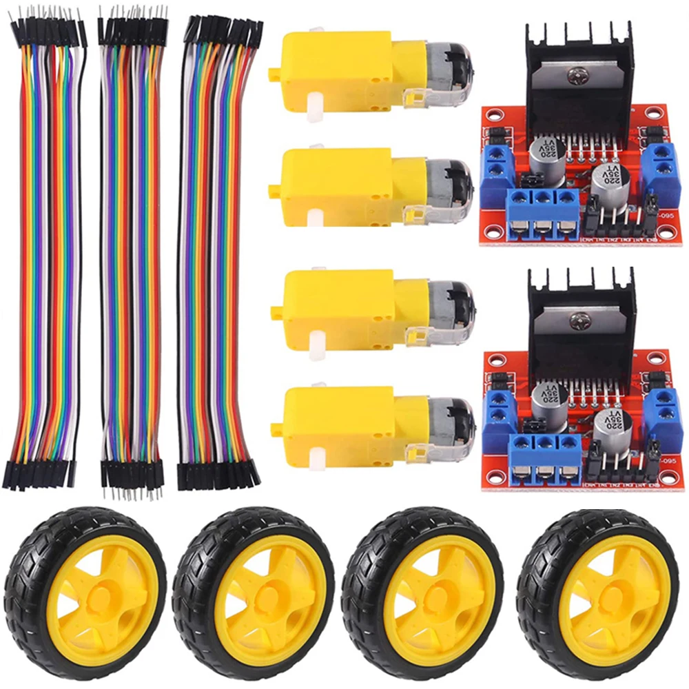 2PCS-L298N-Motor-Controller-Dual-H-Bridge-Board-Stepper-Motor-Control ...