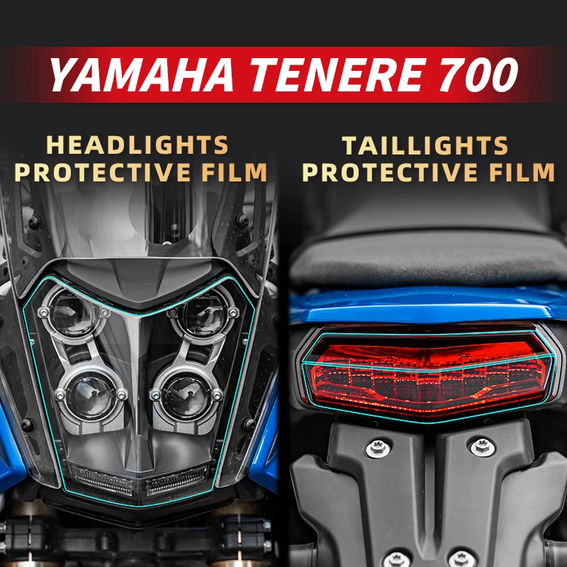 For YAMAHA TENERE 700 Motorcycle Lamp Accessories Transparent ...