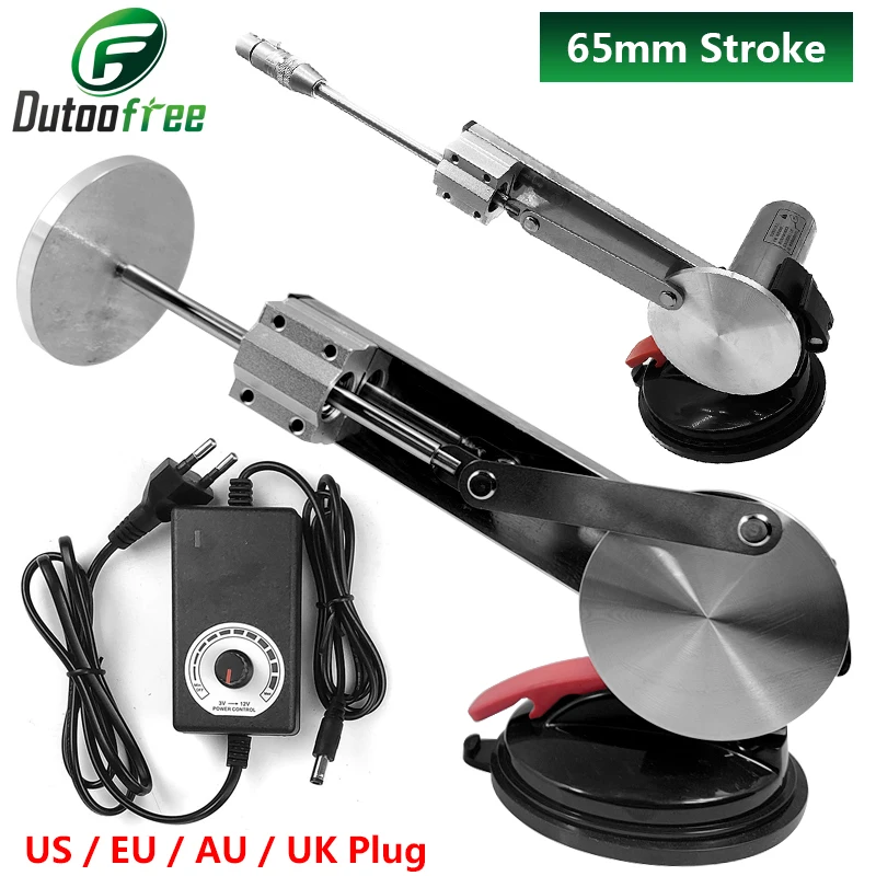 3-24V Mini Telescopic Linear Actuator Motor 65mm Stroke 3XLR Suction ...