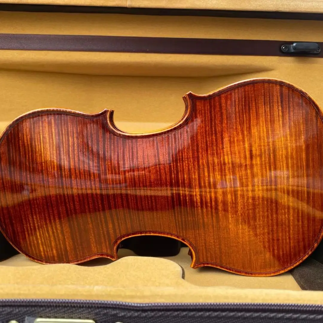 Forte toun! Violino 4/4 Stradivarius 1716 marrom italiano Vintage Oil ...