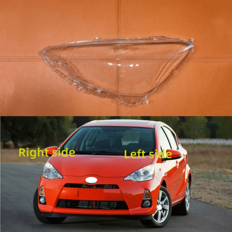For-TOYOTA-Prius-C-2012-2013-2014-Car-Headlight-Shell-Headlight-cover ...