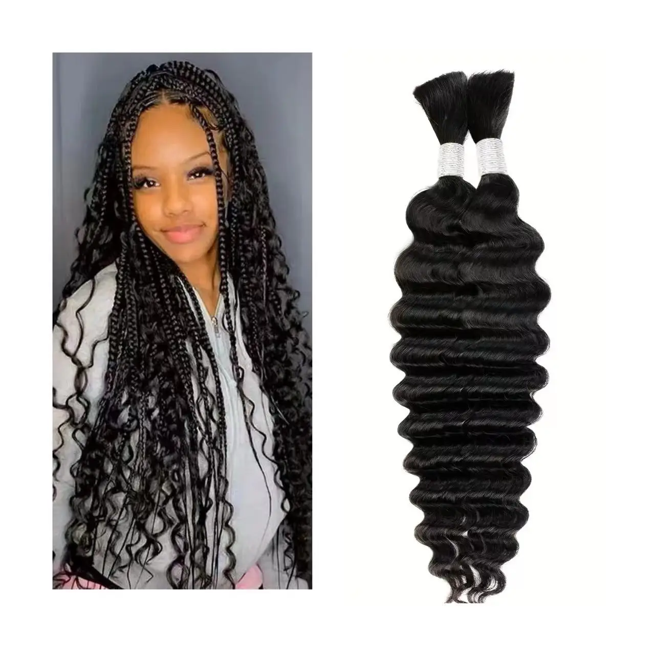 Deep-Wave-Human-Hair-Bulk-100-Brazilian-Virgin-Hair-Micro-Boho-Braids ...