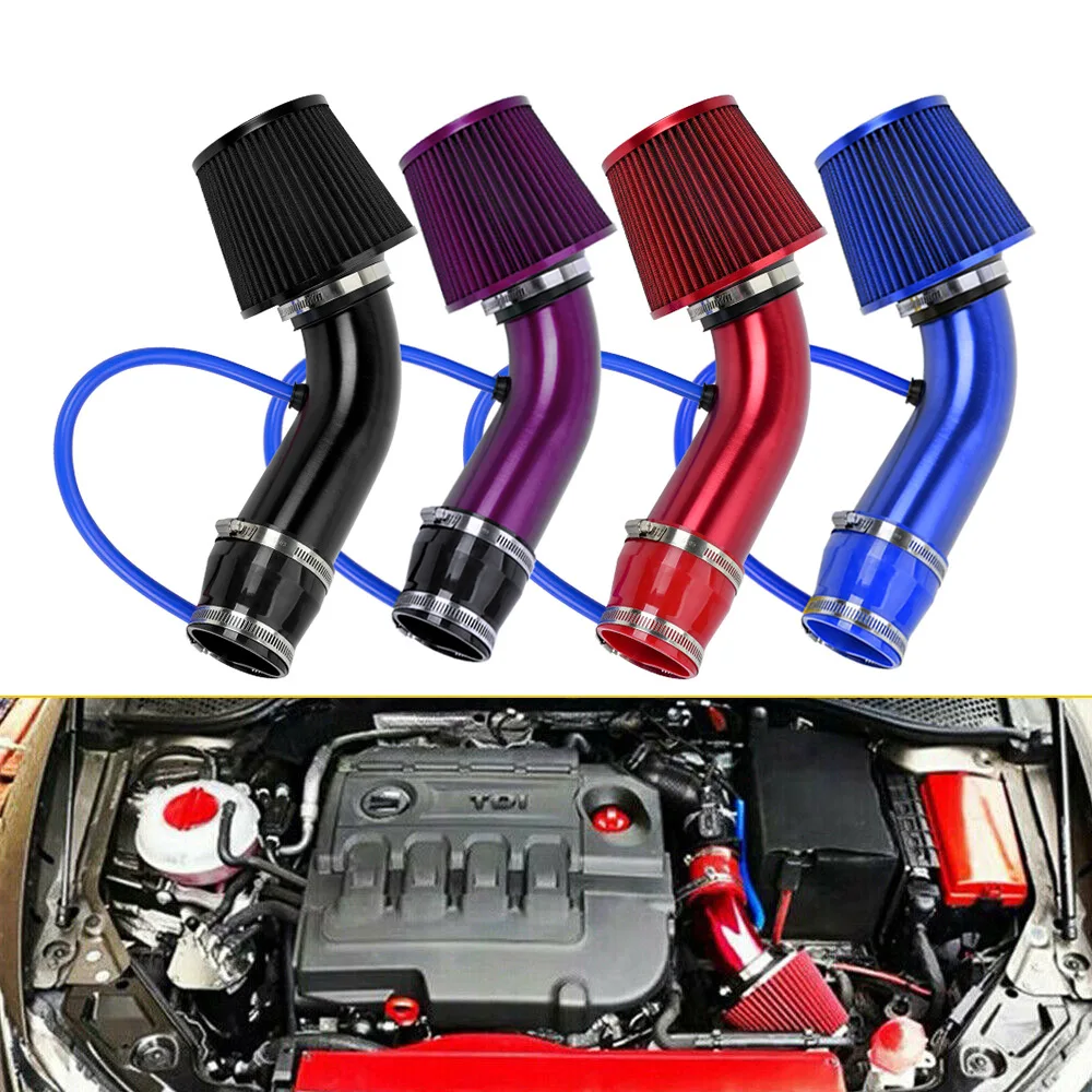 Car air filter modification 76mm aluminum alloy filter cartridge, cold ...