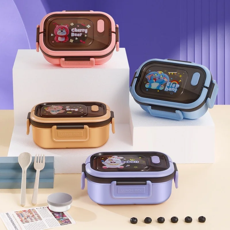 1200ML-Double-Layer-Lunch-Box-Portable-Compartment-Salah-Fruit-Food-Box ...