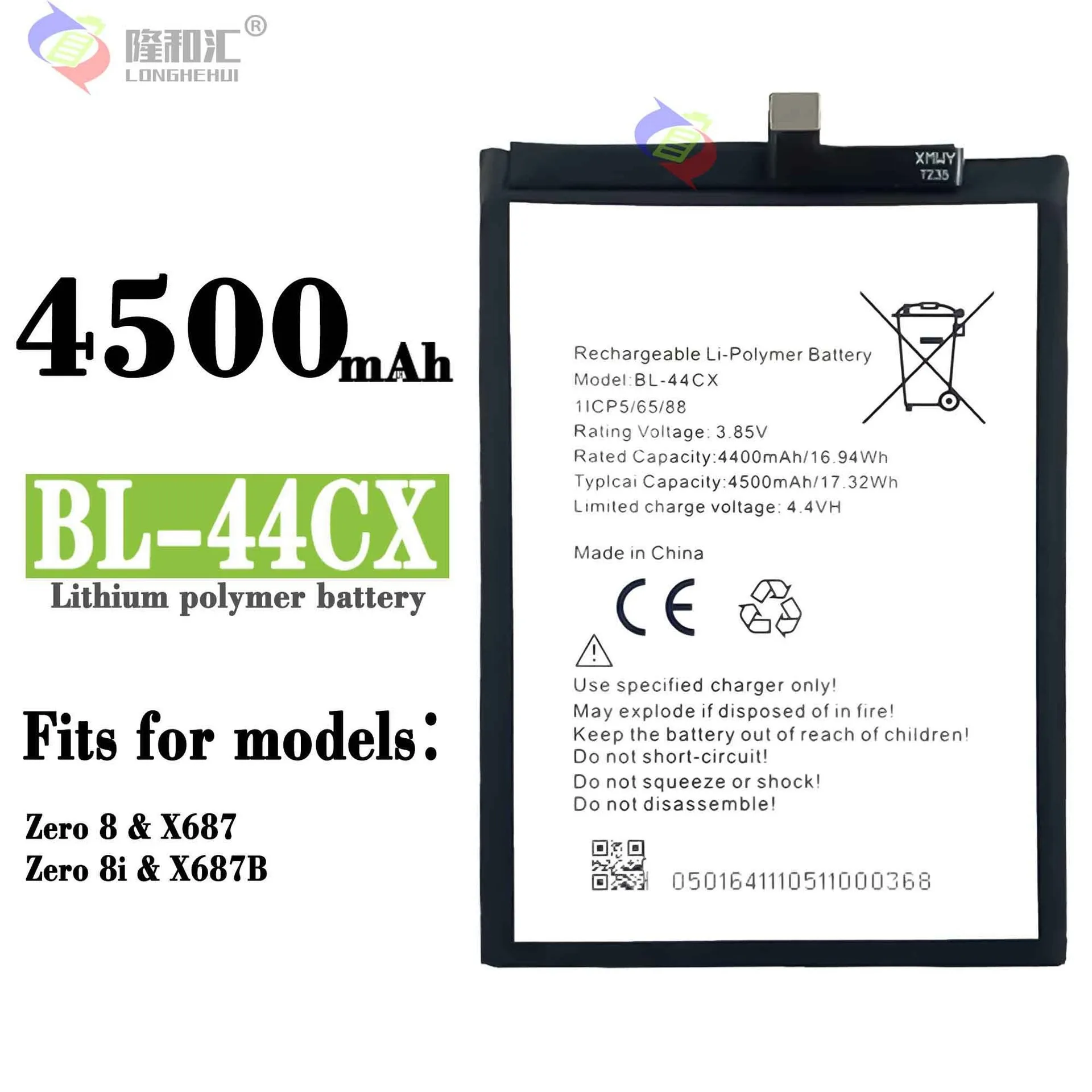Infinix/X687/Zero 8/CE9 BL 44CX 4500mAh 전화 배터리 시리즈와 호환| | - AliExpress