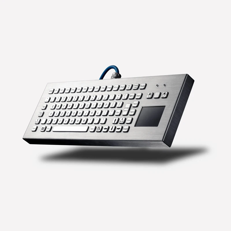 Heavy-Duty-89Key-Industrial-Stainless-Steel-Integrated-Touchpad-Desktop ...