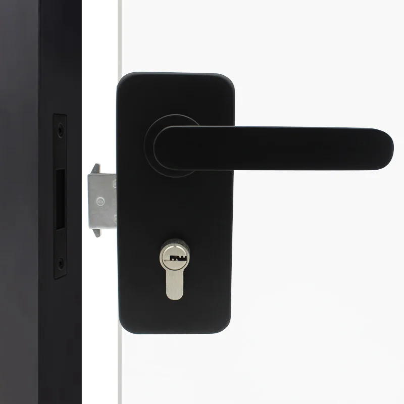 Black-Office-Partition-Glass-Door-Handle-10-15mm-Glass-Door-Stainless ...
