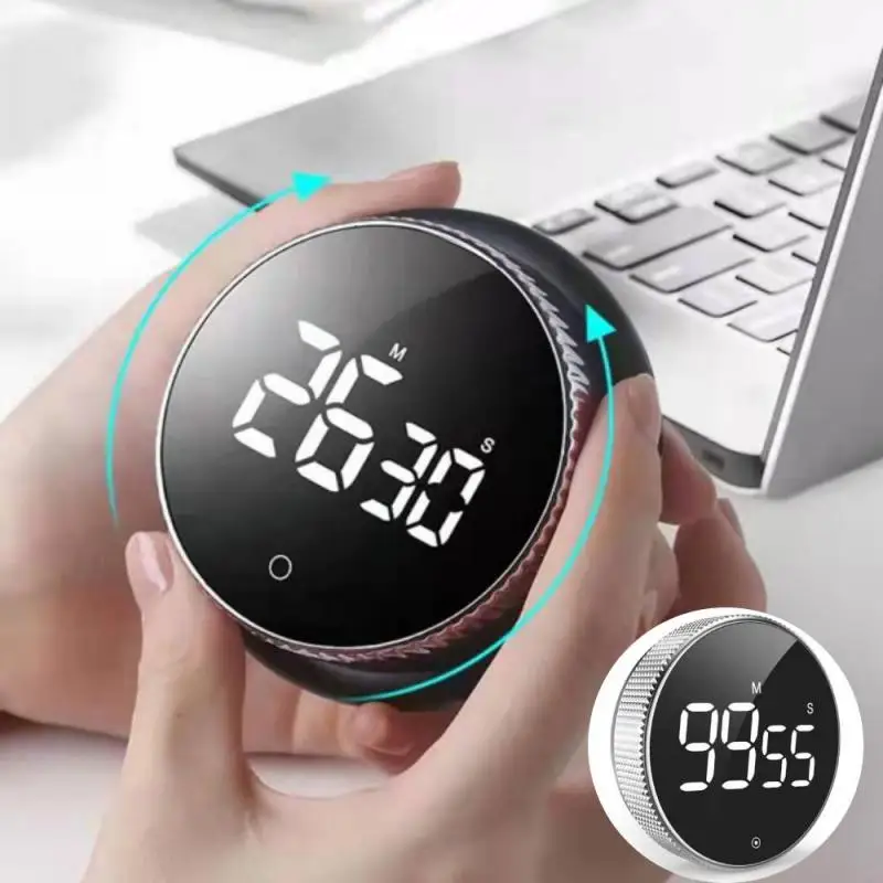 Magnetic-Kitchen-Timer-Digital-LED-Display-Cooking-Shower-Study-Baking ...
