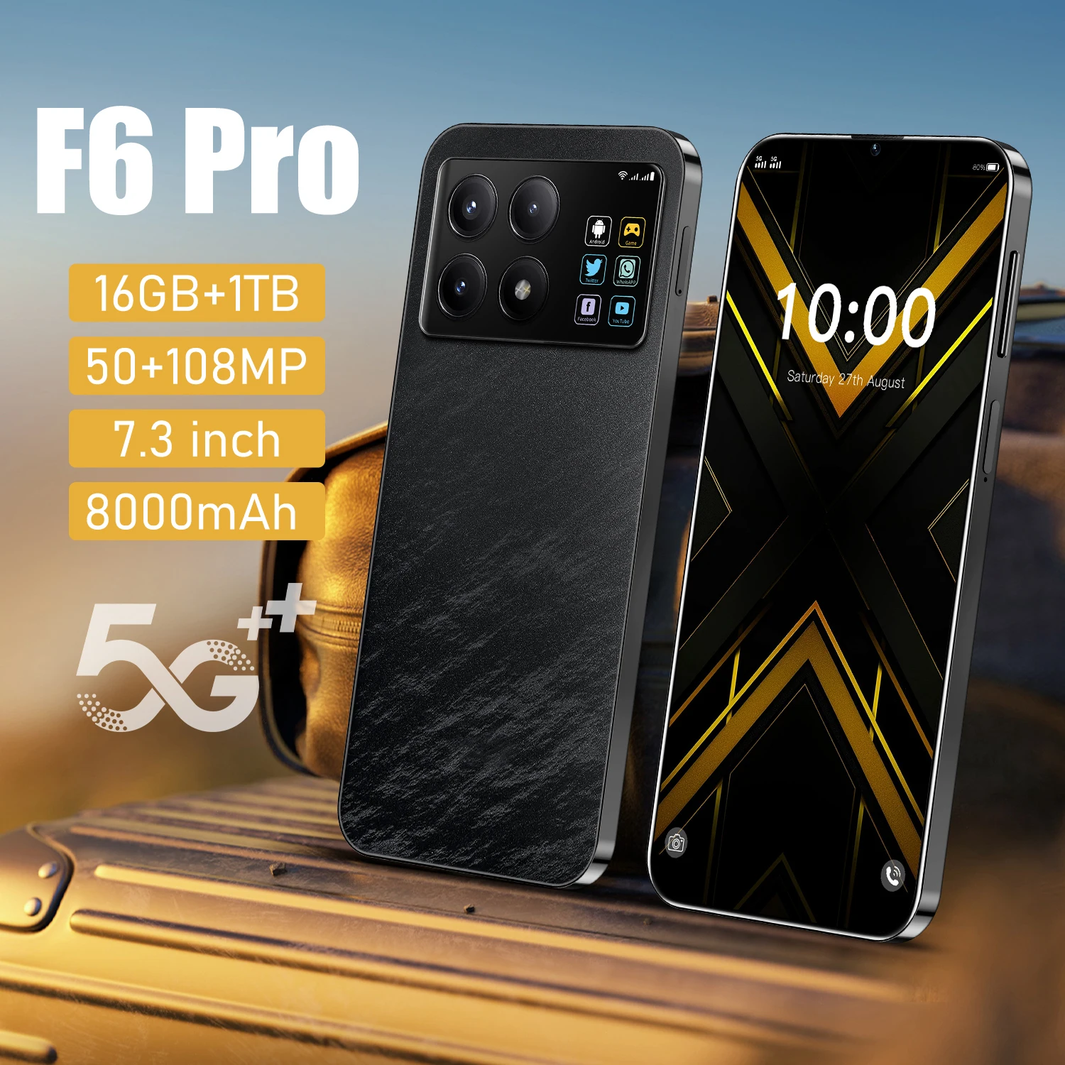 Tel-fono-Inteligente-F6-pro-5G-versi-n-Global-7-3-pulgadas-16GB-de-RAM ...
