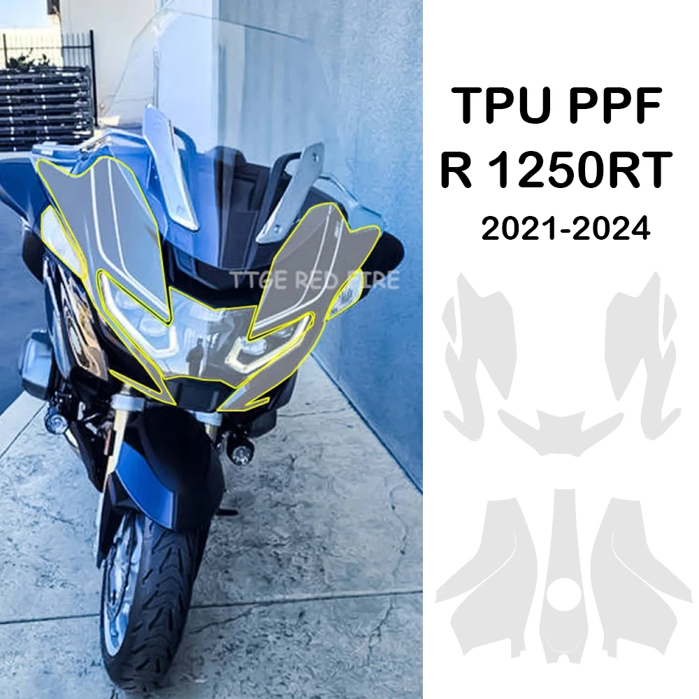 Motorcycle PPF TPU Protective Film For BMW R1250RT R1250 RT 2021-2024 ...