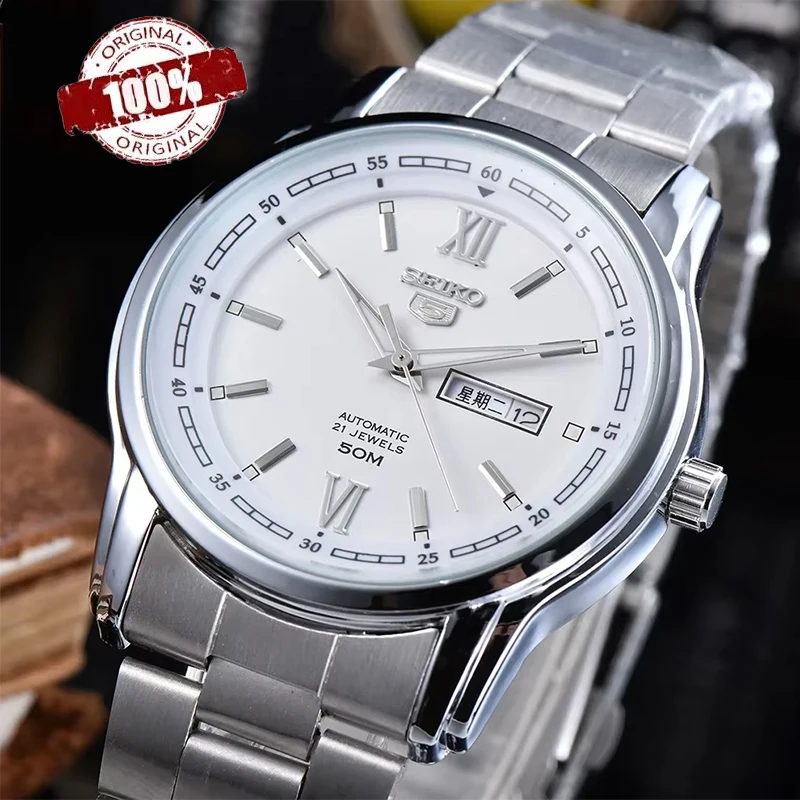 Original-SEIKO-Limited-Edition-Fashion-Simple-Men-s-Watch-Quartz-Dual ...