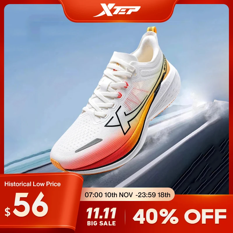 Xtep-Five-Speed-2-0-Running-Shoes-For-Men-2024-Autumn-Comfortable ...