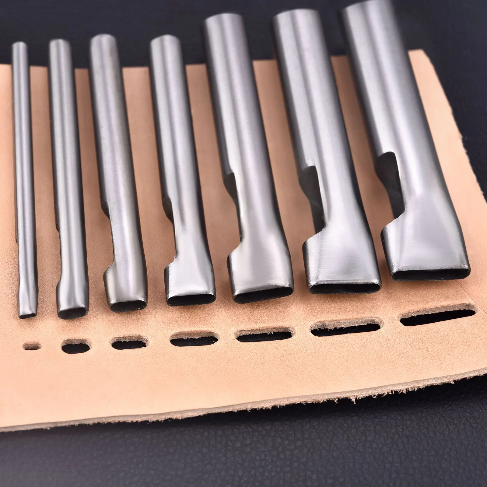 Leather-Oblong-Belt-Hole-Puncher-Oval-Hole-Strap-Watch-Band-Flat ...