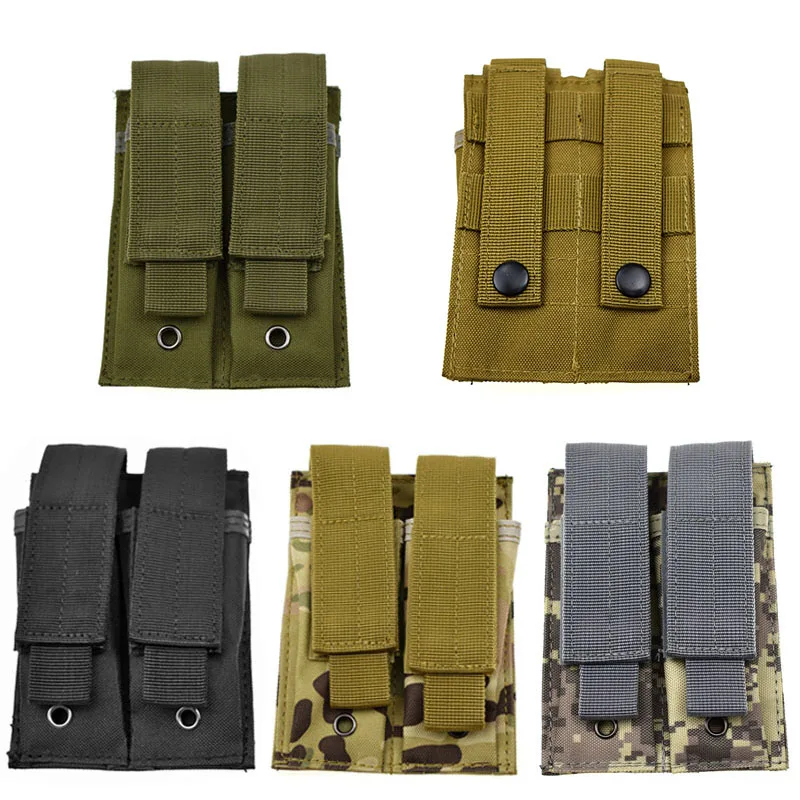 Tactical-Molle-9mm-Magazine-Pouch-Double-Pistol-Mag-Bag-for-Glock-M9 ...