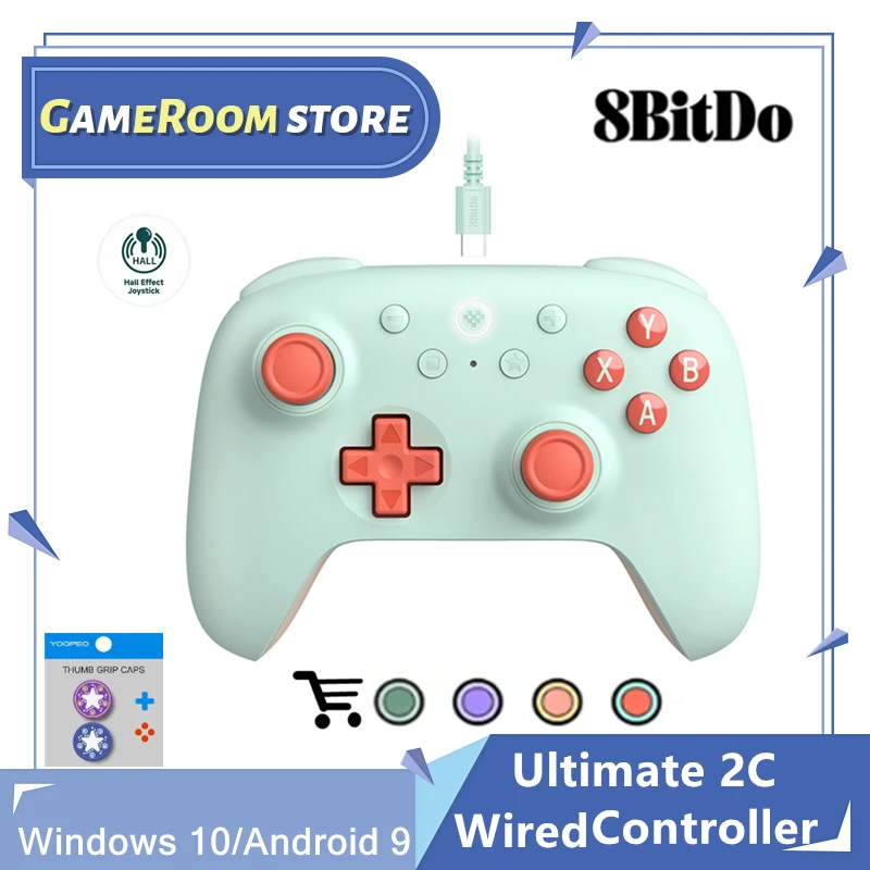 New-8BitDo-Ultimate-2C-Wired-Gaming-Controller-For-PC-Windows-10-11 ...