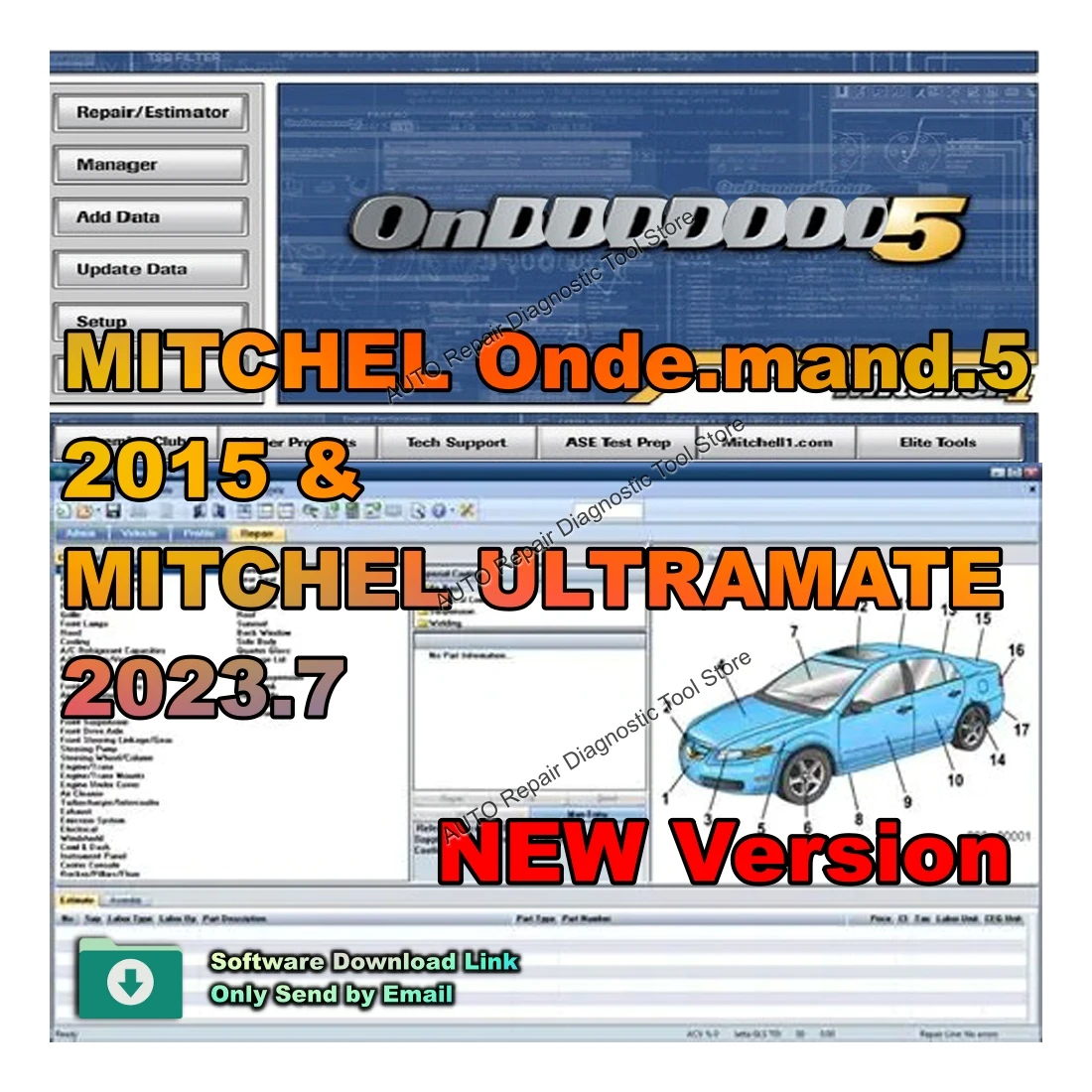 auto repair software Mitchel On Demand 5 Diagnostics TSBs Recalls ...