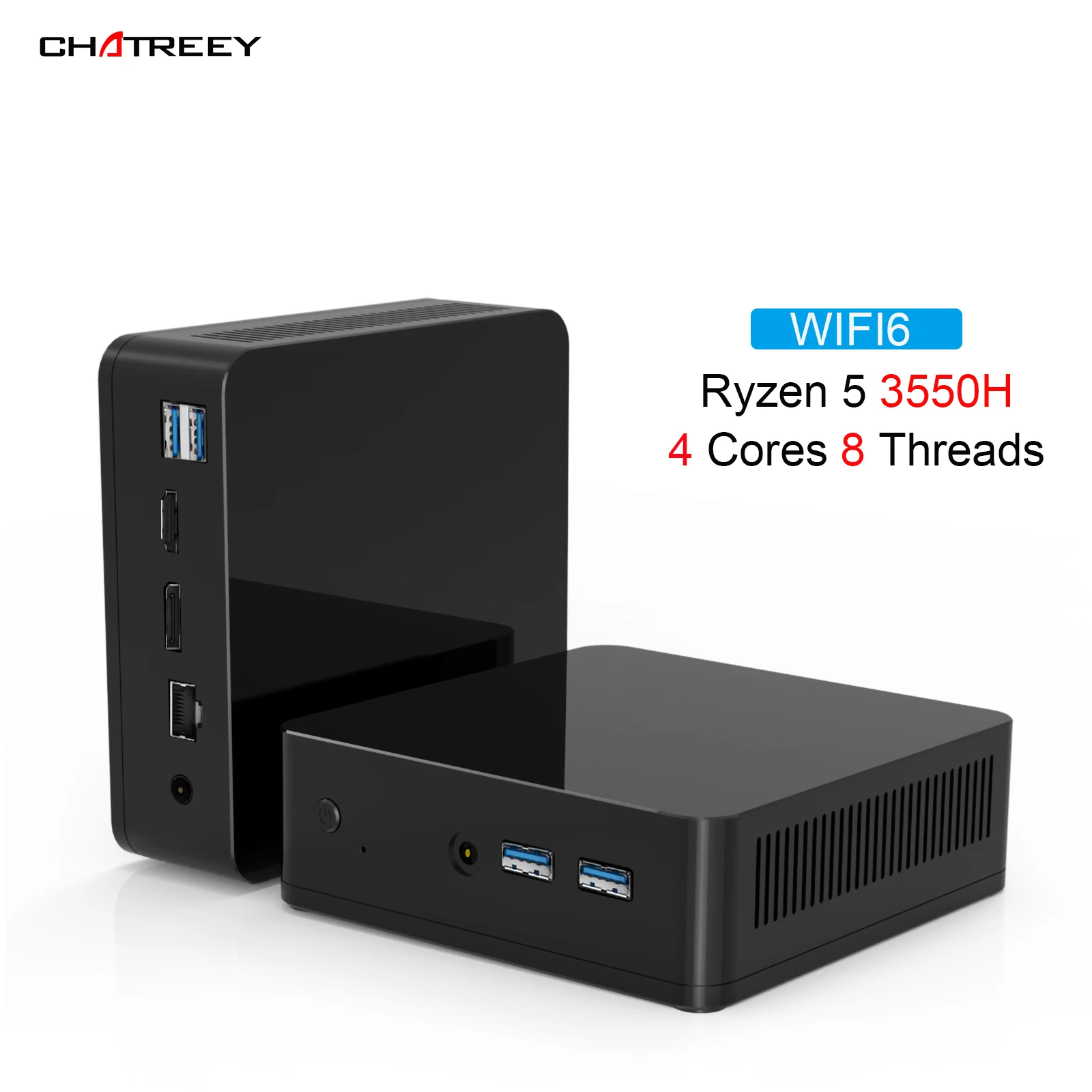 Chatreey Mini Pc Intel Core I5 7200u Desktop Computer Dp Hdmi Vga ...