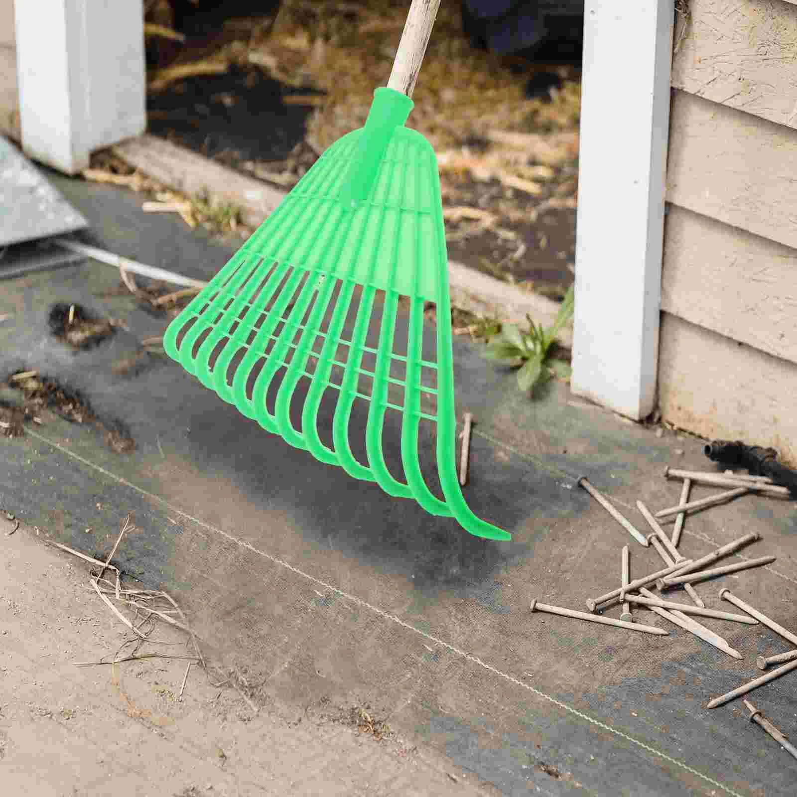 Camping-Rake-Lawn-Small-Grass-Leaf-Rakes-Lawns-Heavy-Duty-Garden ...