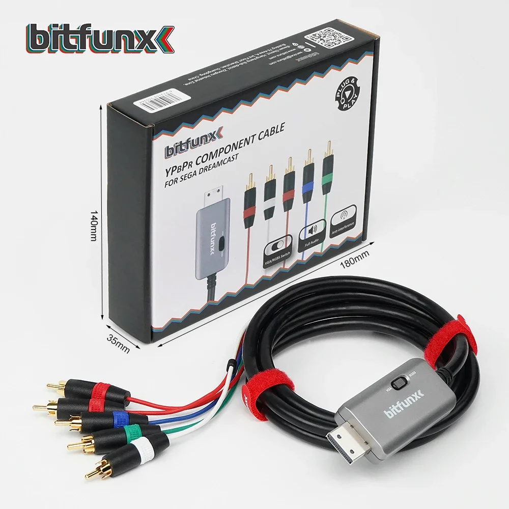 Bitfunx-RGBS-VGA-to-Component-Video-Audio-Cable-High-Quality-Compatible ...
