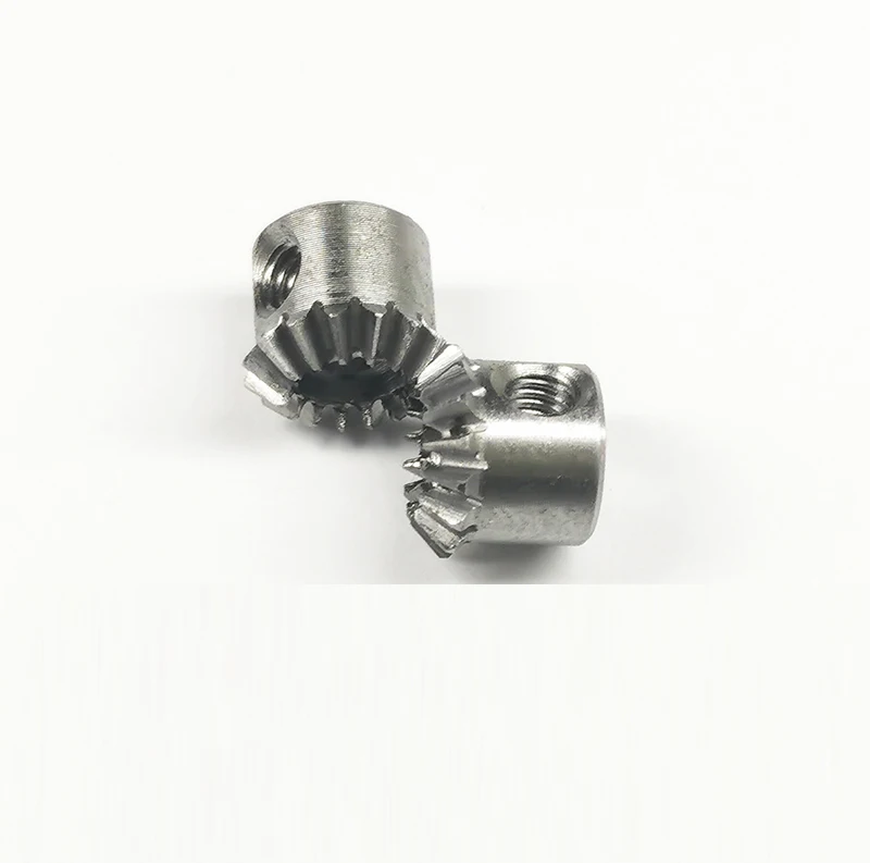 0.5Module 1:1 Mini Steel Bevel Gear 15 Teeth Axle hole 3 mm 90°Angle ...