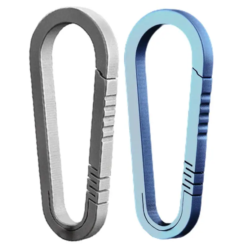 Titanium-Carabiner-Key-Clip-Locking-Carabiner-Key-Chain-Titanium-Car ...