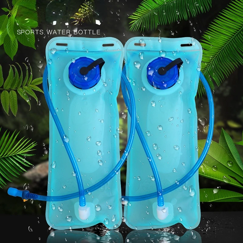Folding-Water-Bag-with-Drinking-Tube-2L-Hydration-Bladder-Leak-Proof ...