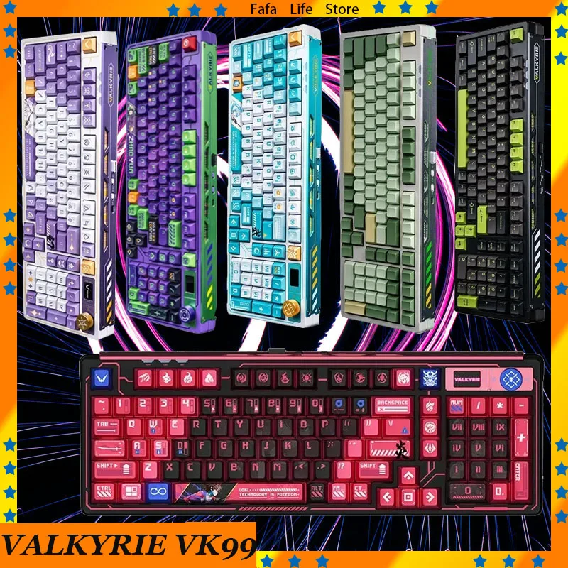 VALKYRIE-VK99-Mechanical-Keyboards-Gasket-full-key-hot-swapping-3-Mode ...
