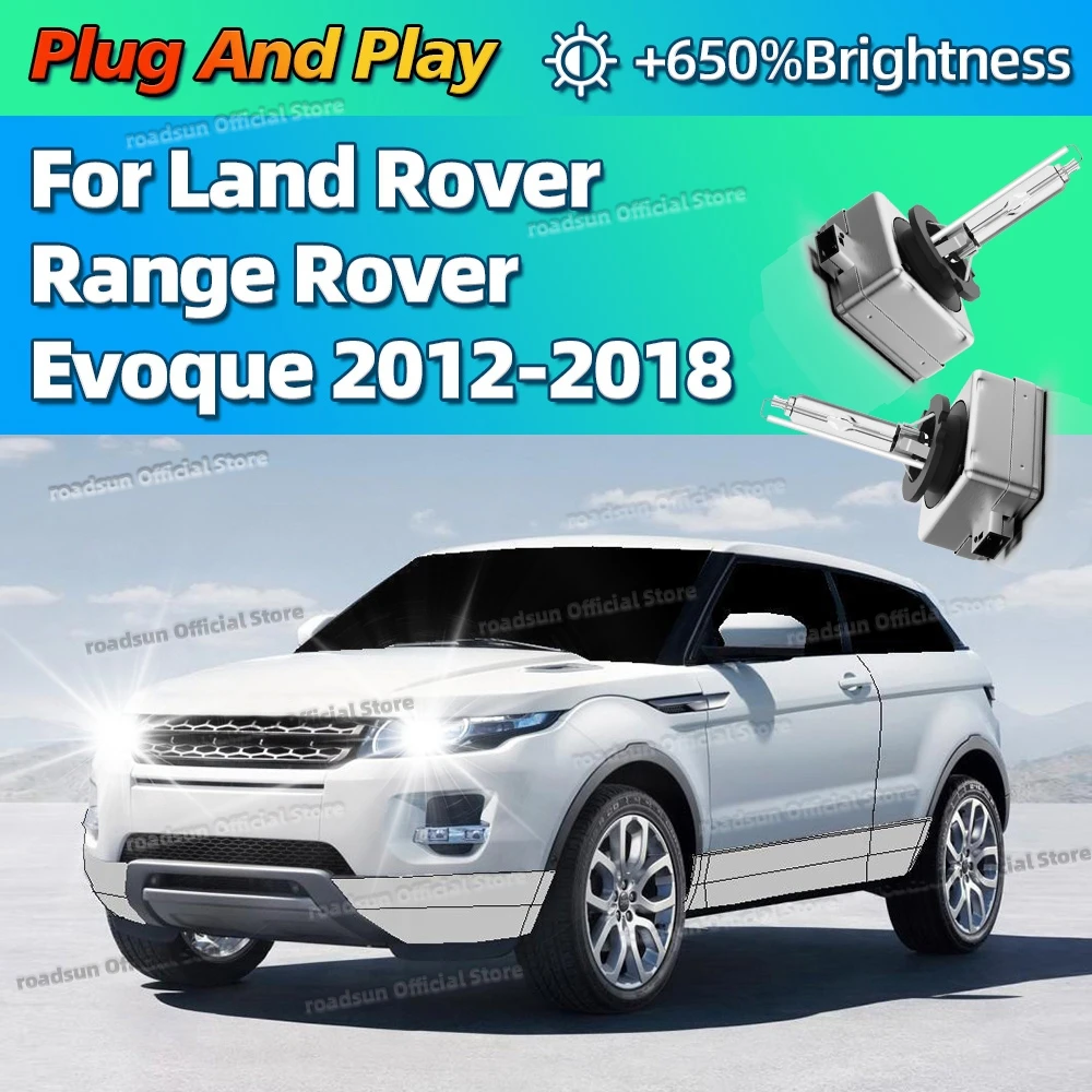 2PCS 35W Car Light 6000K Xenon Lamp HID Bulbs For Land Rover Range ...