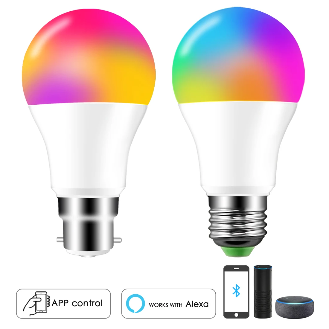 Ampoule-LED-intelligente-avec-Alexa-cha-nes-100W-1000-strada-lampe ...