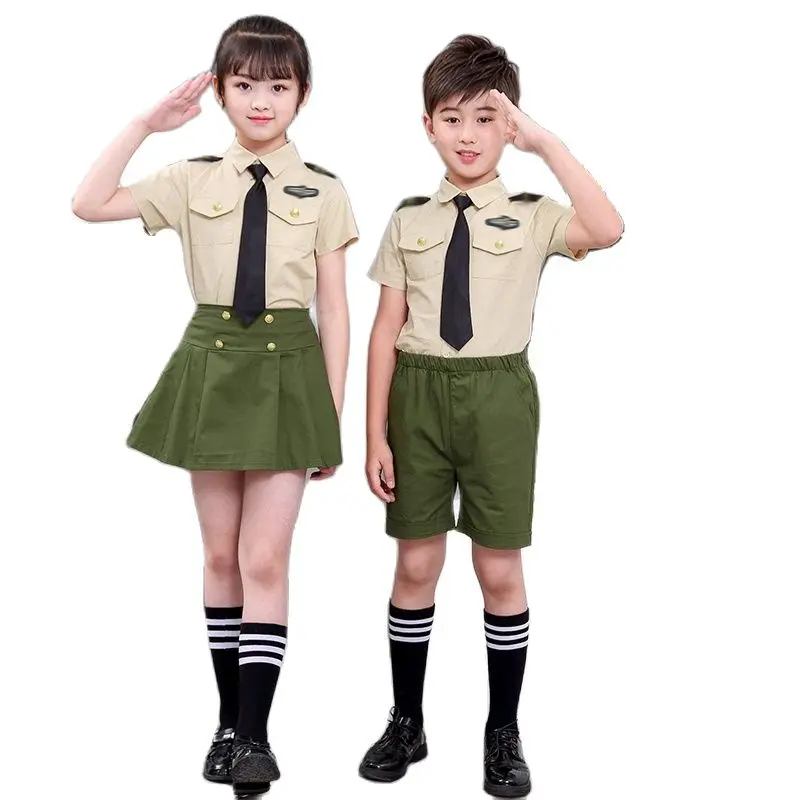 Children's Police Uniform Cosplay Air Special Forces Suits Primary ...