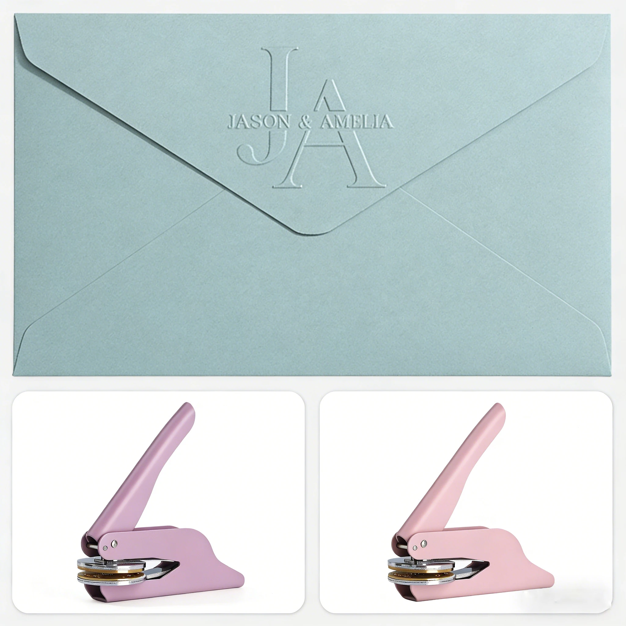 Customized Book Embosser From The Library of Custom Stamp Round ...