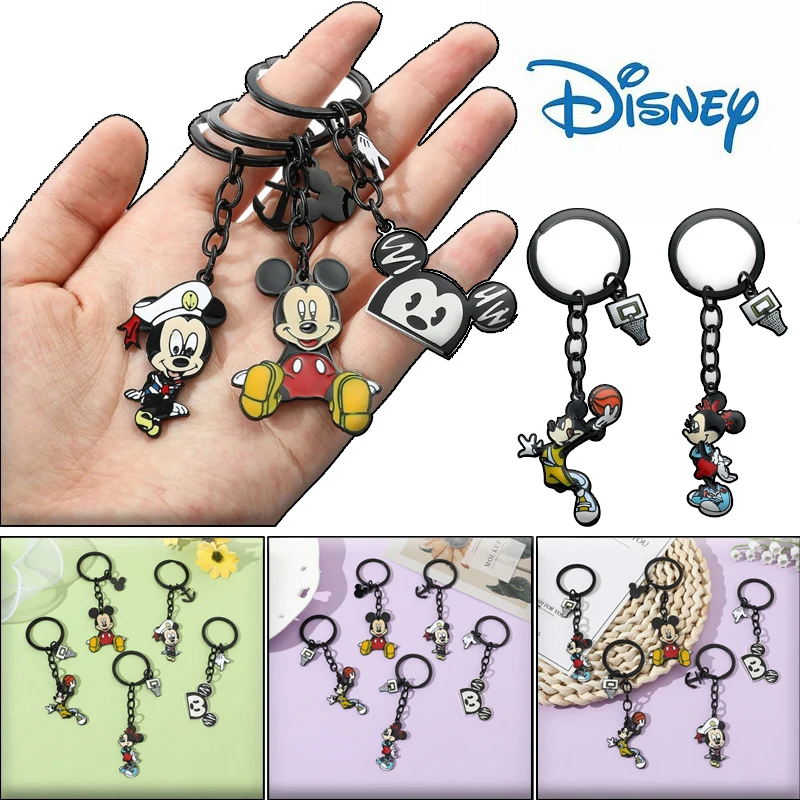 Disney-Mickey-Mouse-Creative-Cartoon-Key-Ring-Anime-Character-Zinc ...