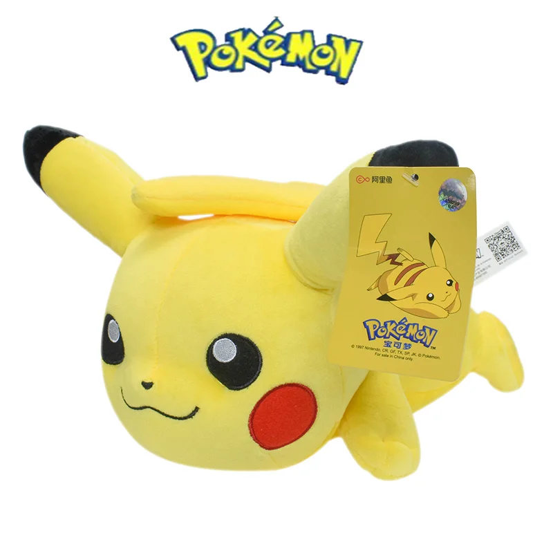 Juguetes-de-peluche-de-Pok-mon-Pikachu-originales-dibujos-animados ...