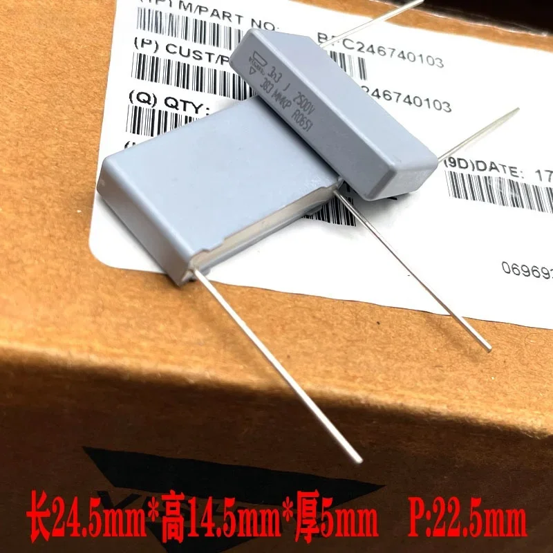 10PCS BC MKP383 102 222 332 1n0 2n2 3n3 2500v 2.5kv film capacitor ...