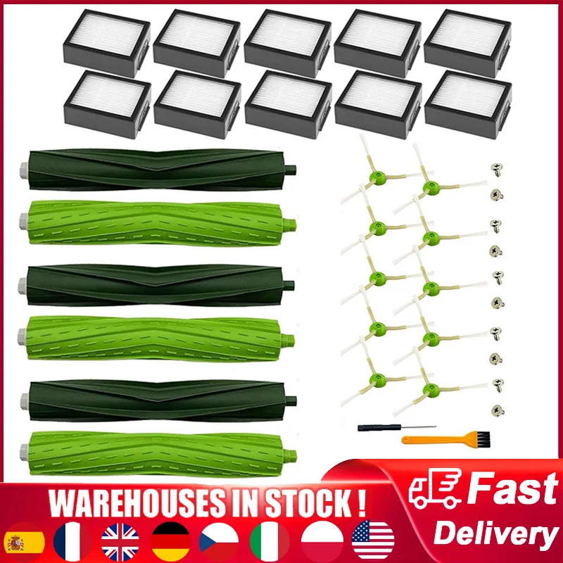 Hepa Filter Side Brush For iRobot Roomba I7 I7+ I6 I8 I3 J7 Plus E5 E7 ...