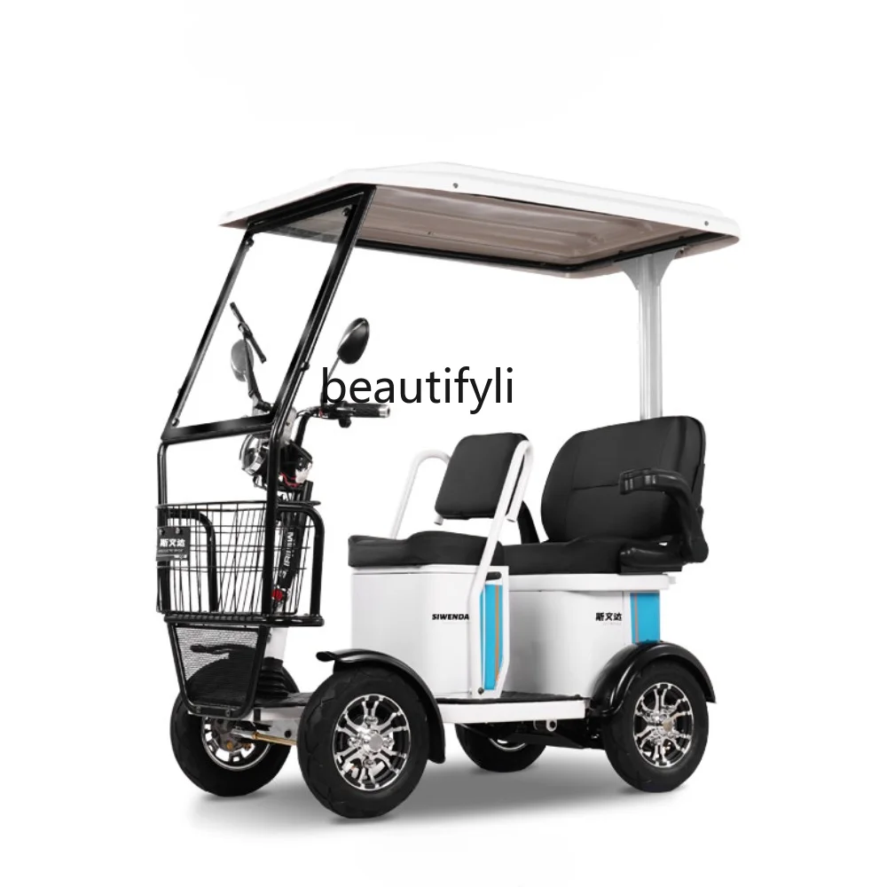 Scooter-el-trico-pequeno-para-idosos-quadriciclo-bateria-do-carro-com ...