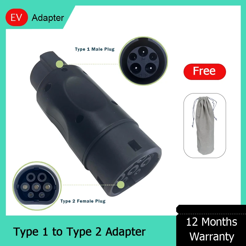 EV-Charging-Connector-J1772-Type-1-Male-Plug-to-IEC62196-Type-2-Female ...