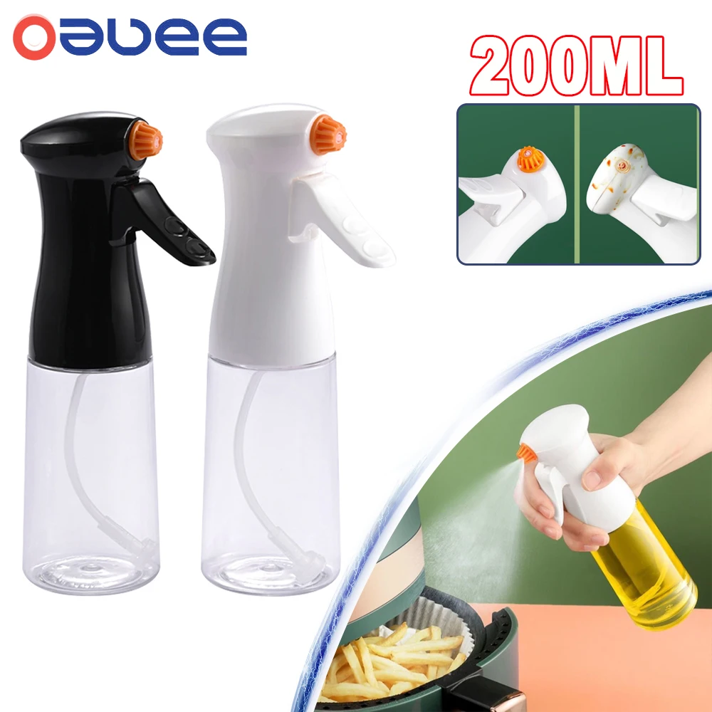 210ml 주방 스프레이 오일 분무기 병 요리 베이킹 식초 미스트 올리브 바베큐 스프레이 병 요리 바베큐 피크닉 도구