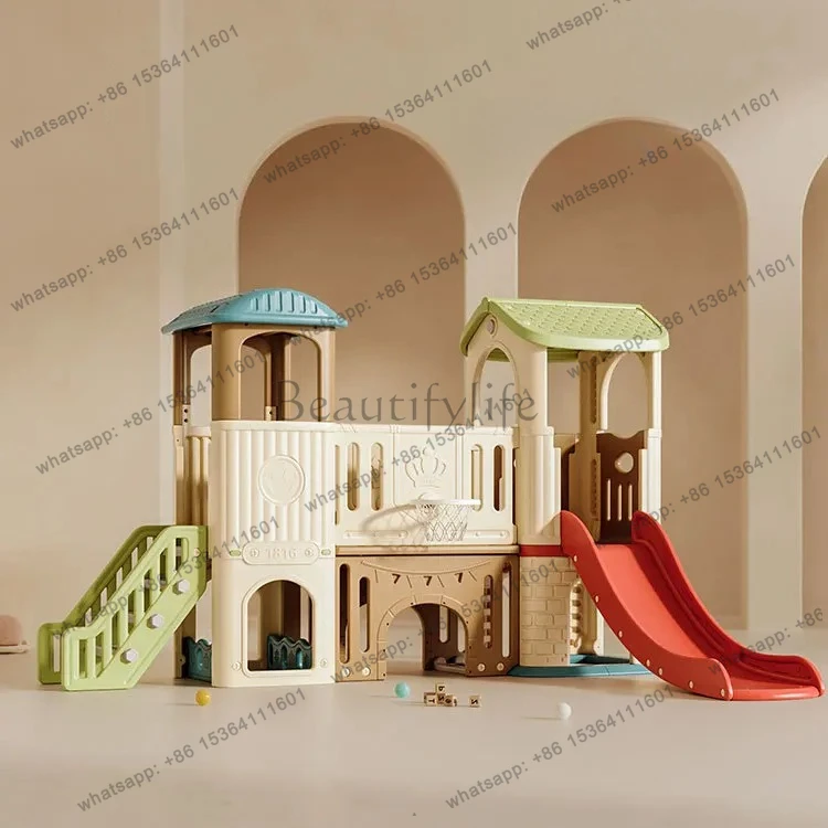 Small Plastic Slide Playground Set Kids Play House With Slide 2025 Hot ...