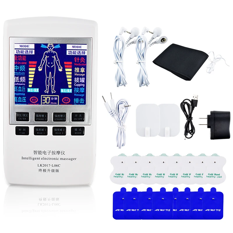 Tens-Muscle-Stimulator-Multi-functional-EMS-Acupuncture-Body-Massage ...