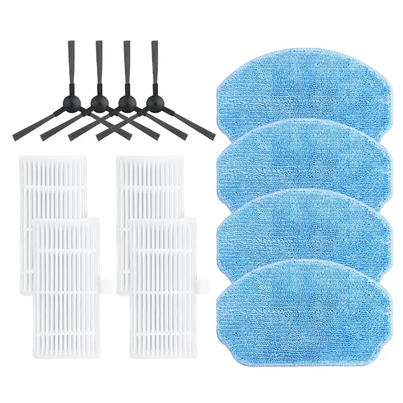 For-Midea-Vcr04w-Side-Brush-Hepa-Filter-Mop-Cloths-Rag-Robot-Vacuum ...