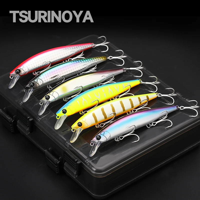 TSURINOYA-Sinking-Jerkbait-Sea-Fishing-Lure-IMP-115S-20g-Set-6pcs-Long ...