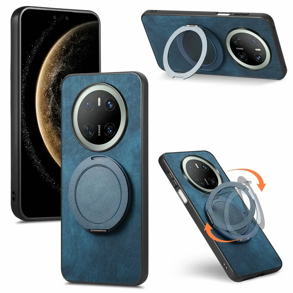 Honor X9D X9C 5G Luxury Case Magnet Ring Leather Back Panel Honor X9B ...