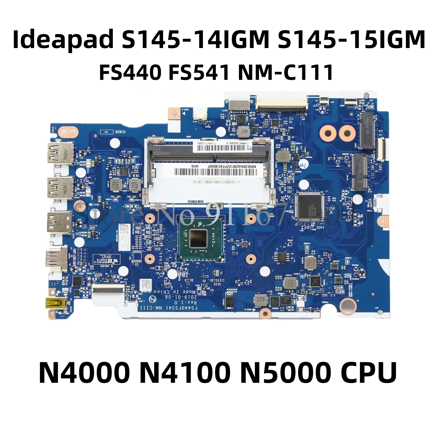 FS440-FS541-NM-C111-For-Lenovo-Ideapad-S145-14IGM-S145-15IGM-Laptop ...