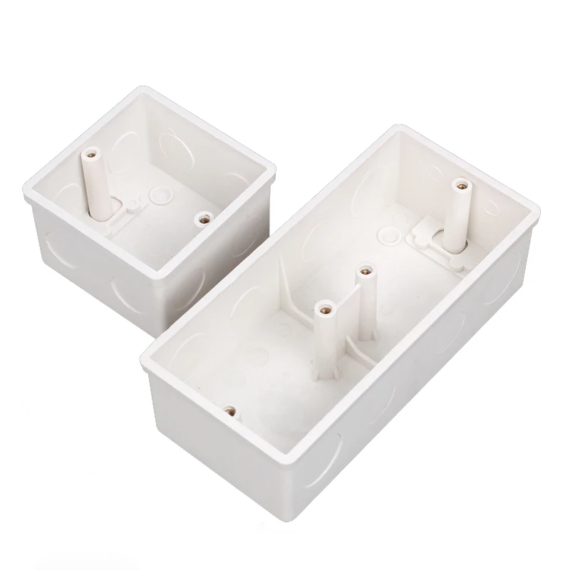 Type 86 Cassette Thickened PVC Junction Box Universal Concealed Socket ...