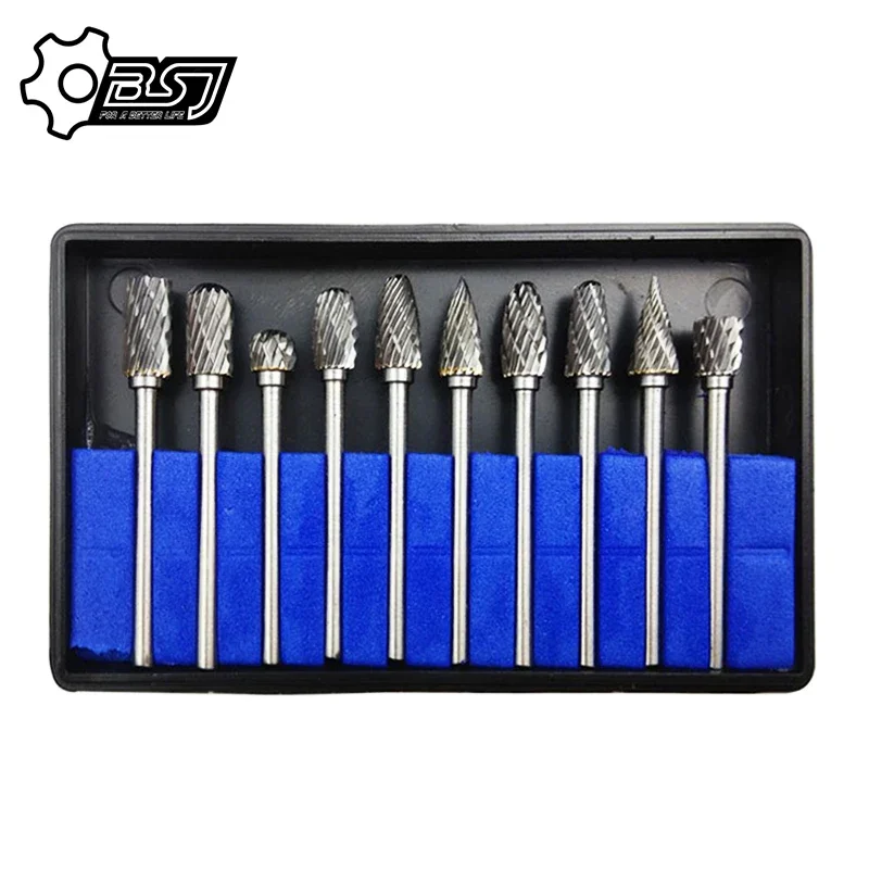 10pc-1-8-Shank-Tungsten-Carbide-Milling-Cutter-Rotary-Tool-Burr-Double ...