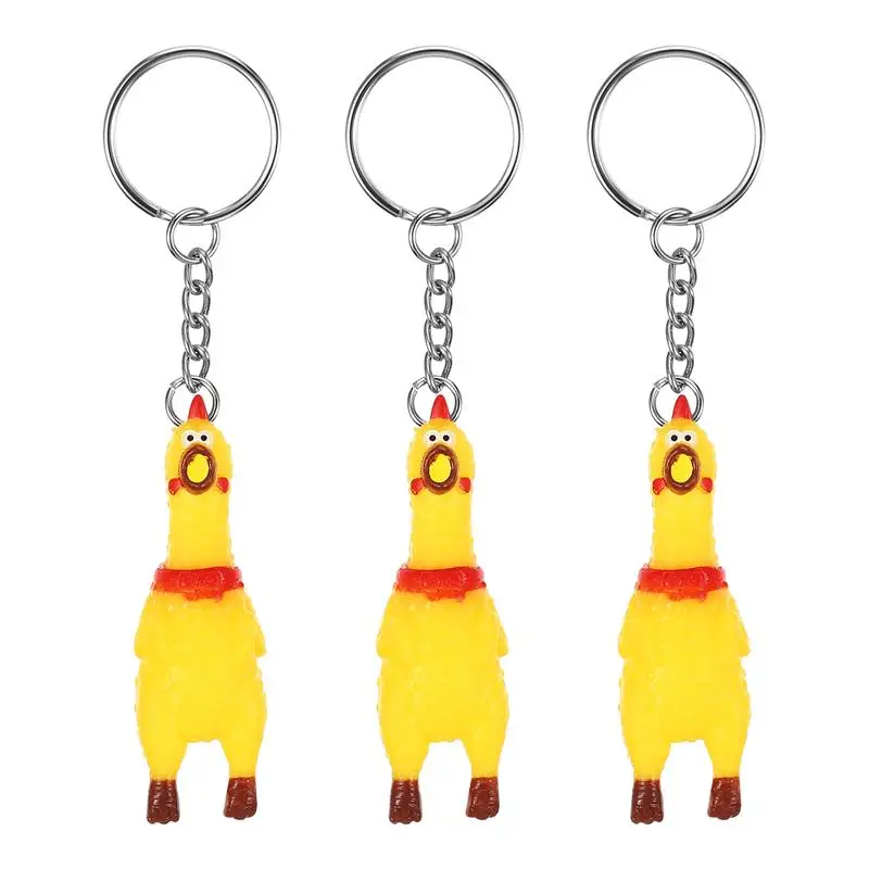 Key Chains Keys Chicken | Silicon Chicken Key Chain | Rubber Chicken ...