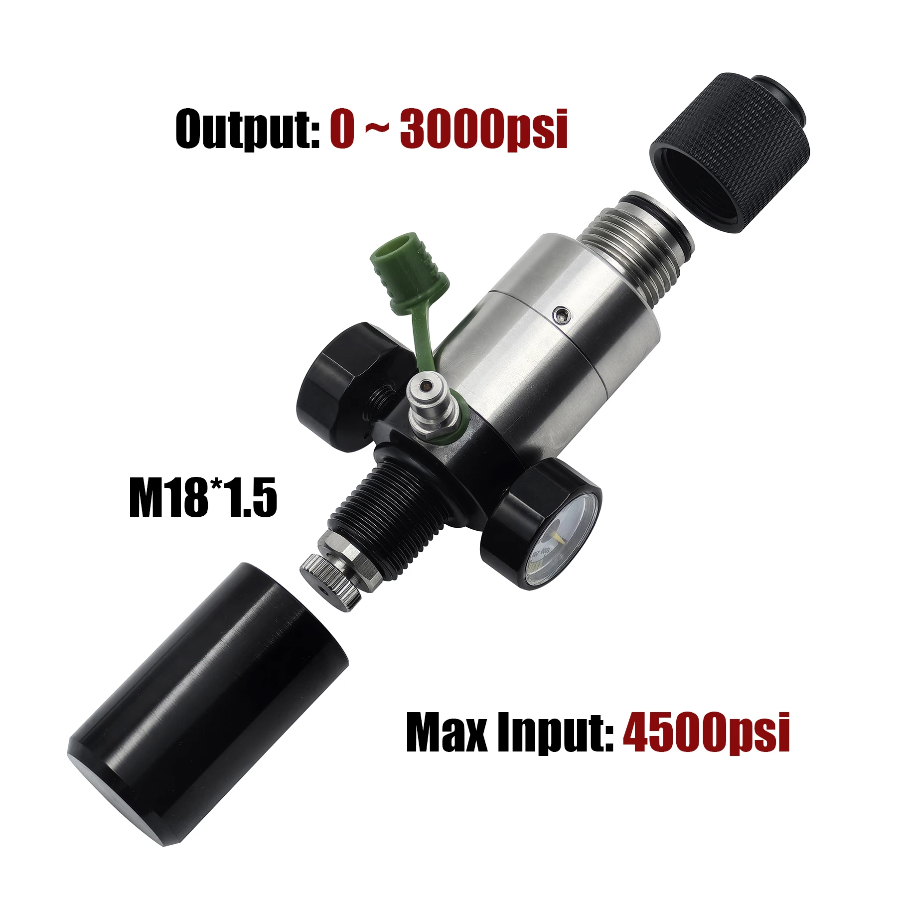 Air-HPA-Soft-Paint-HP-Ball-Explosion-Proof-Adjustable-Regulator ...